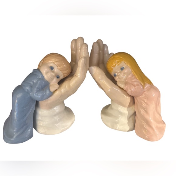 Other | Ceramic Praying Children Figurines | Poshmark